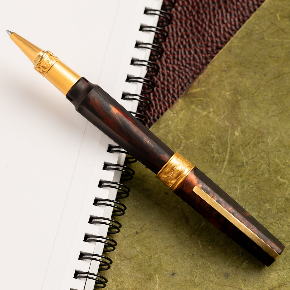 Visconti Mirage Mythos Hades Rollerball Pen - Luxury Italian Writing