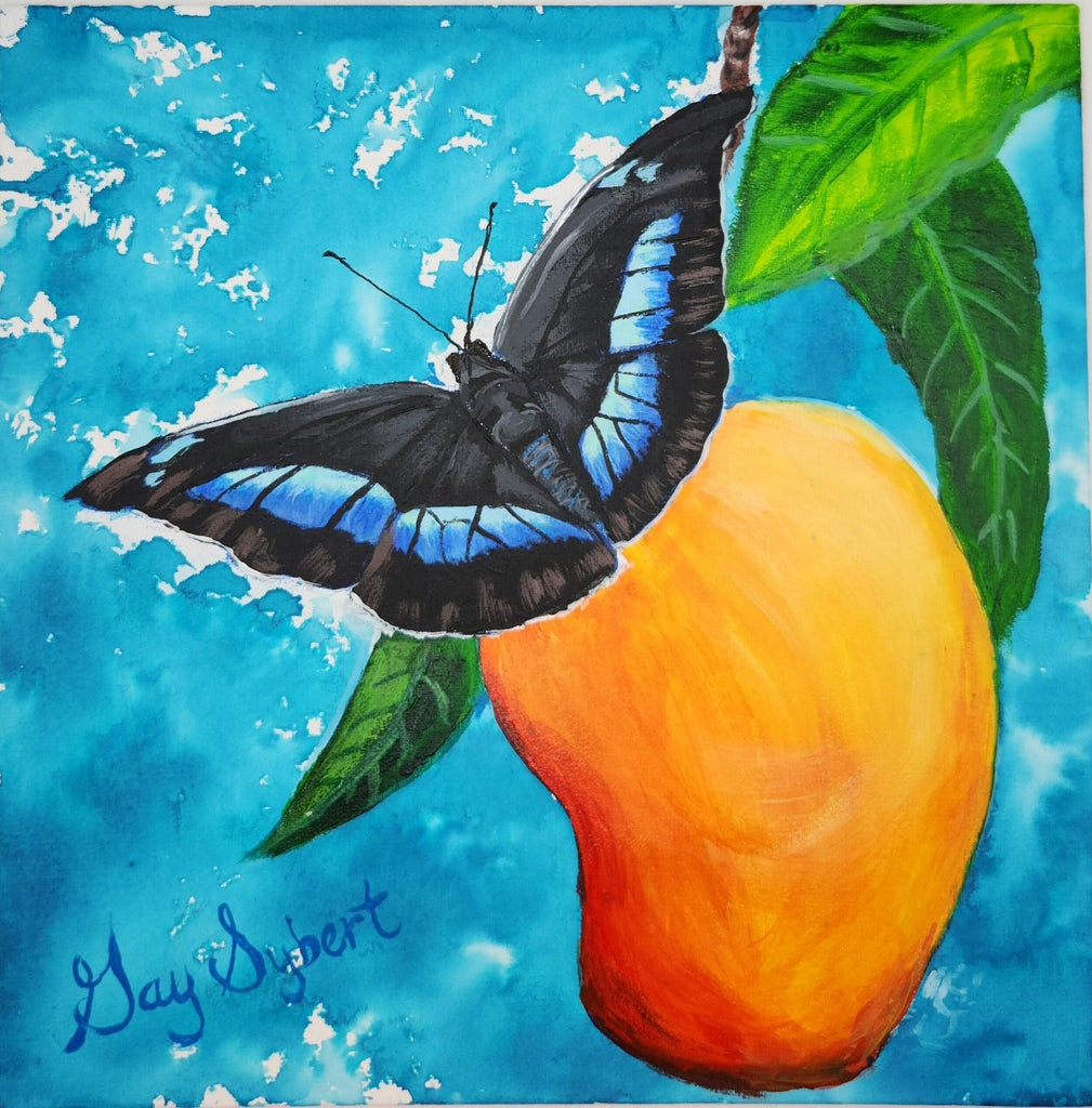 Anderillium Lepidopteran Ink - Banded King Shoemaker Butterfly Blue ...