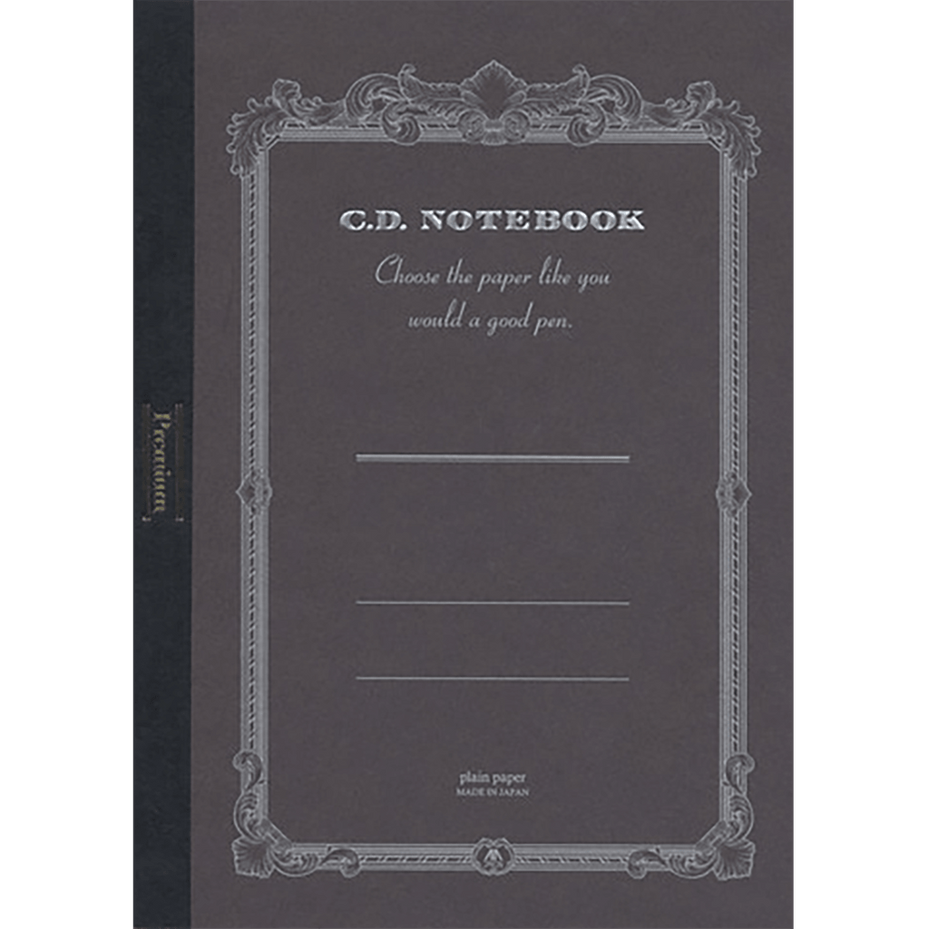 Apica Premium CD Notebook - Black - Blank - B5 Japanese Stationery ...