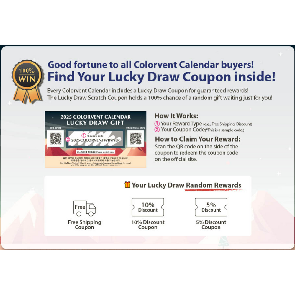 Colorverse 2025 Colorvent Ink Calendar (Limited Edition)