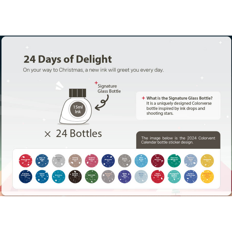 Colorverse 2025 Colorvent Ink Calendar (Limited Edition)