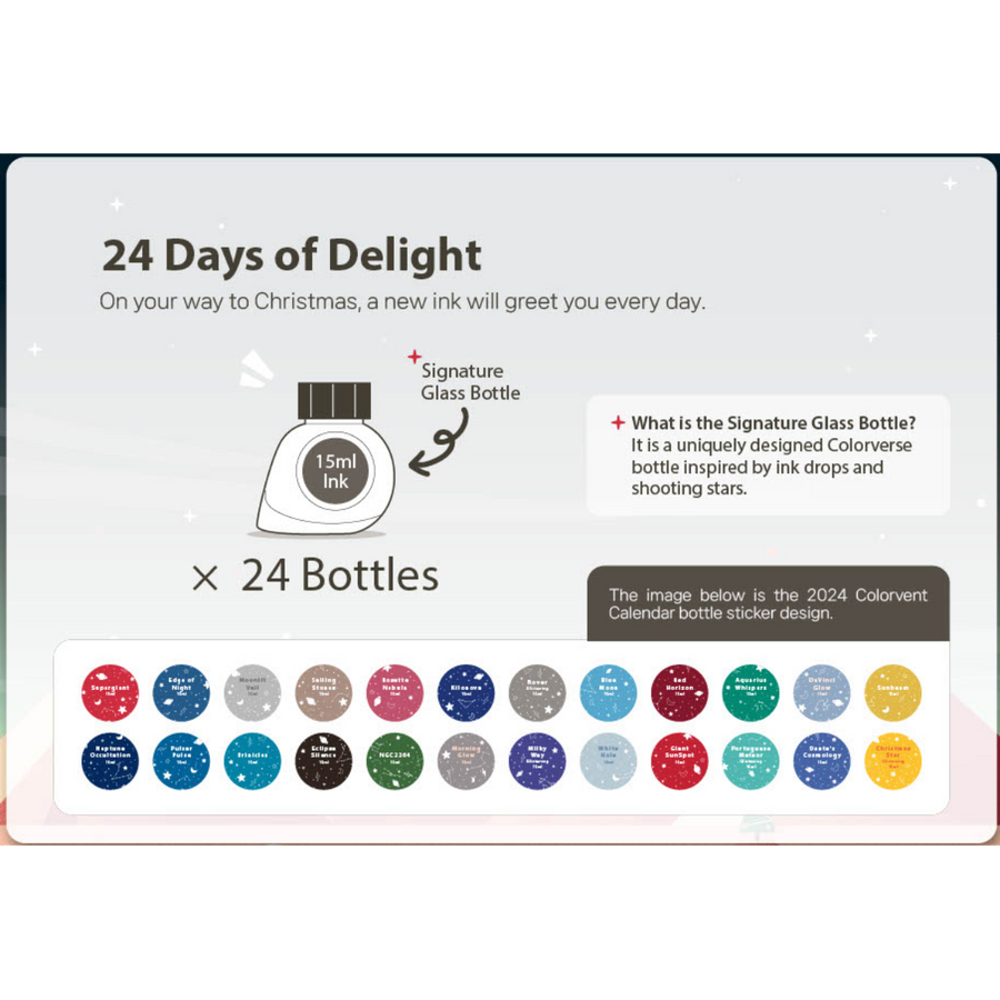 Colorverse 2025 Colorvent Ink Calendar (Limited Edition)