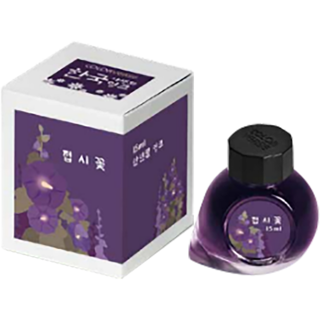 Colorverse Wildflower Ink – Hollyhock (No. 068) - 15ml Deep Pink Korean Ink