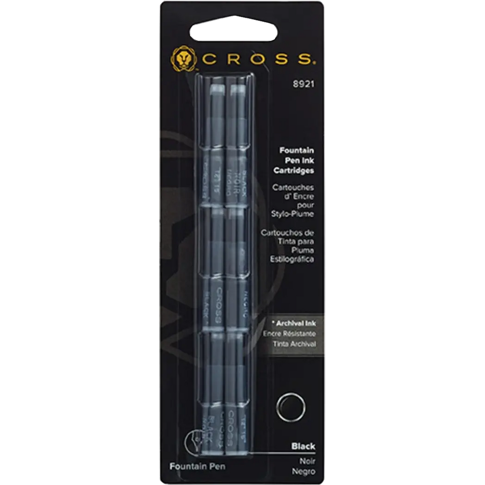 Cross Fountain Pen Ink Cartridges - Black