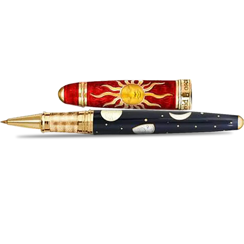 David Oscarson Celestial Fire Red Golden Yellow Limited Edition Roller