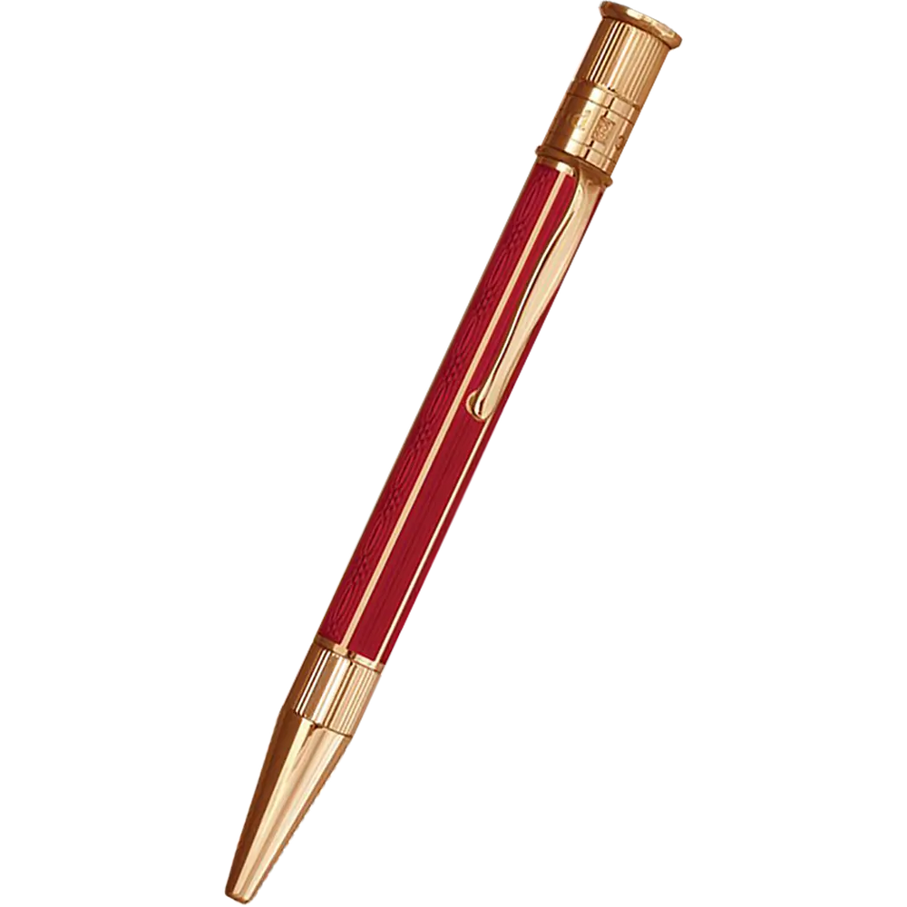 David Oscarson’s Sterling Silver Guilloche and Hard Enamel Ballpoint P