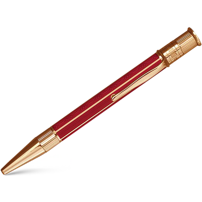 David Oscarson’s Sterling Silver Guilloche and Hard Enamel Ballpoint P