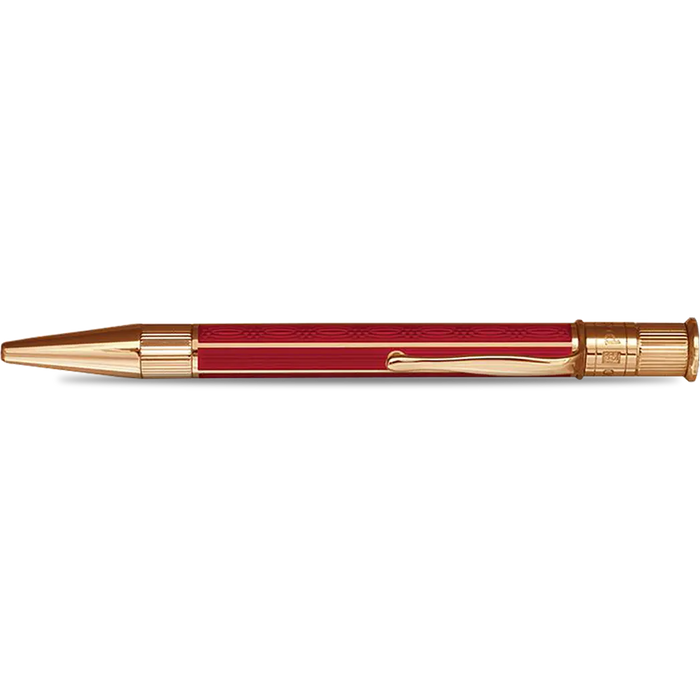 David Oscarson’s Sterling Silver Guilloche and Hard Enamel Ballpoint P