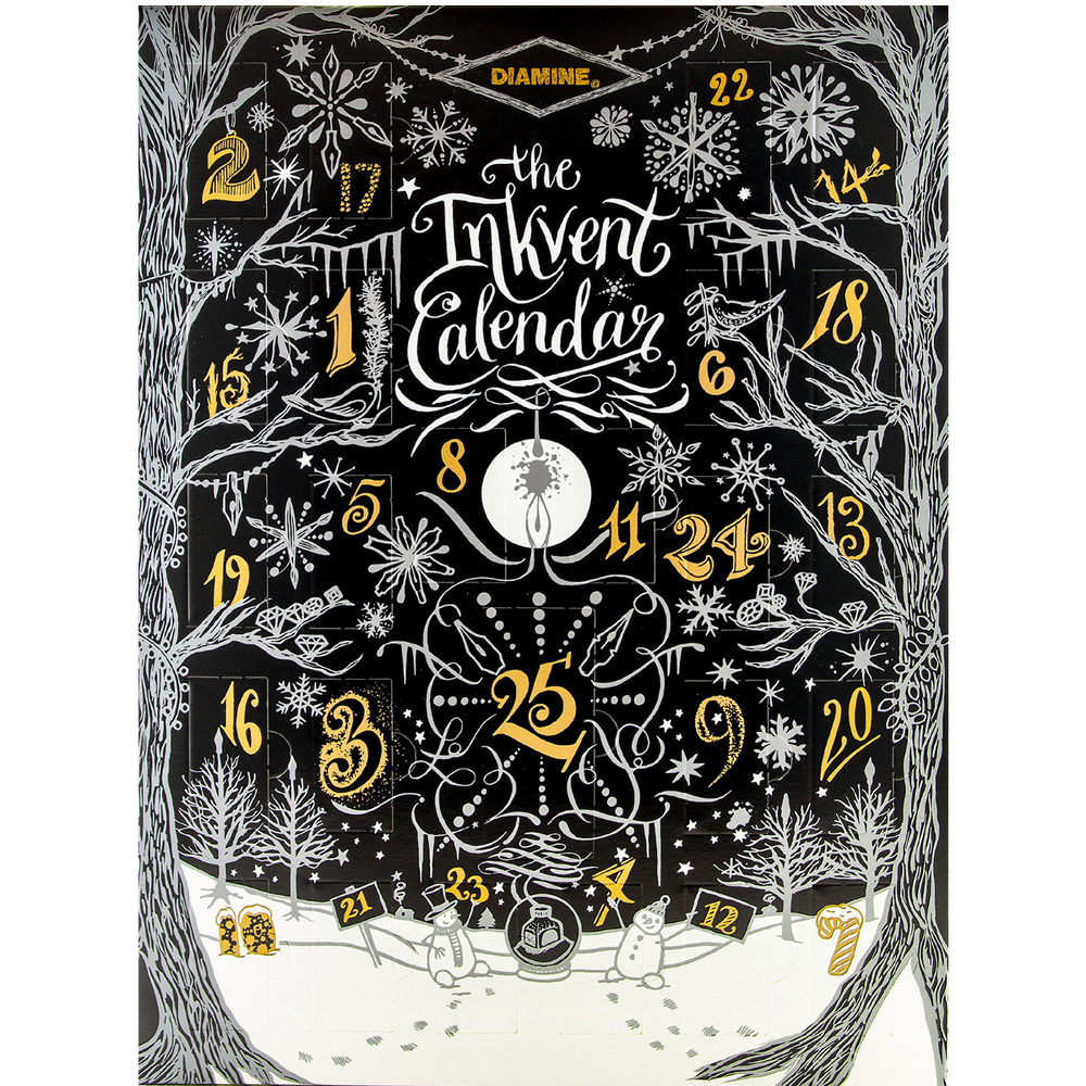 Diamine Inkvent Inks - 2024 Calendar (Black Edition)