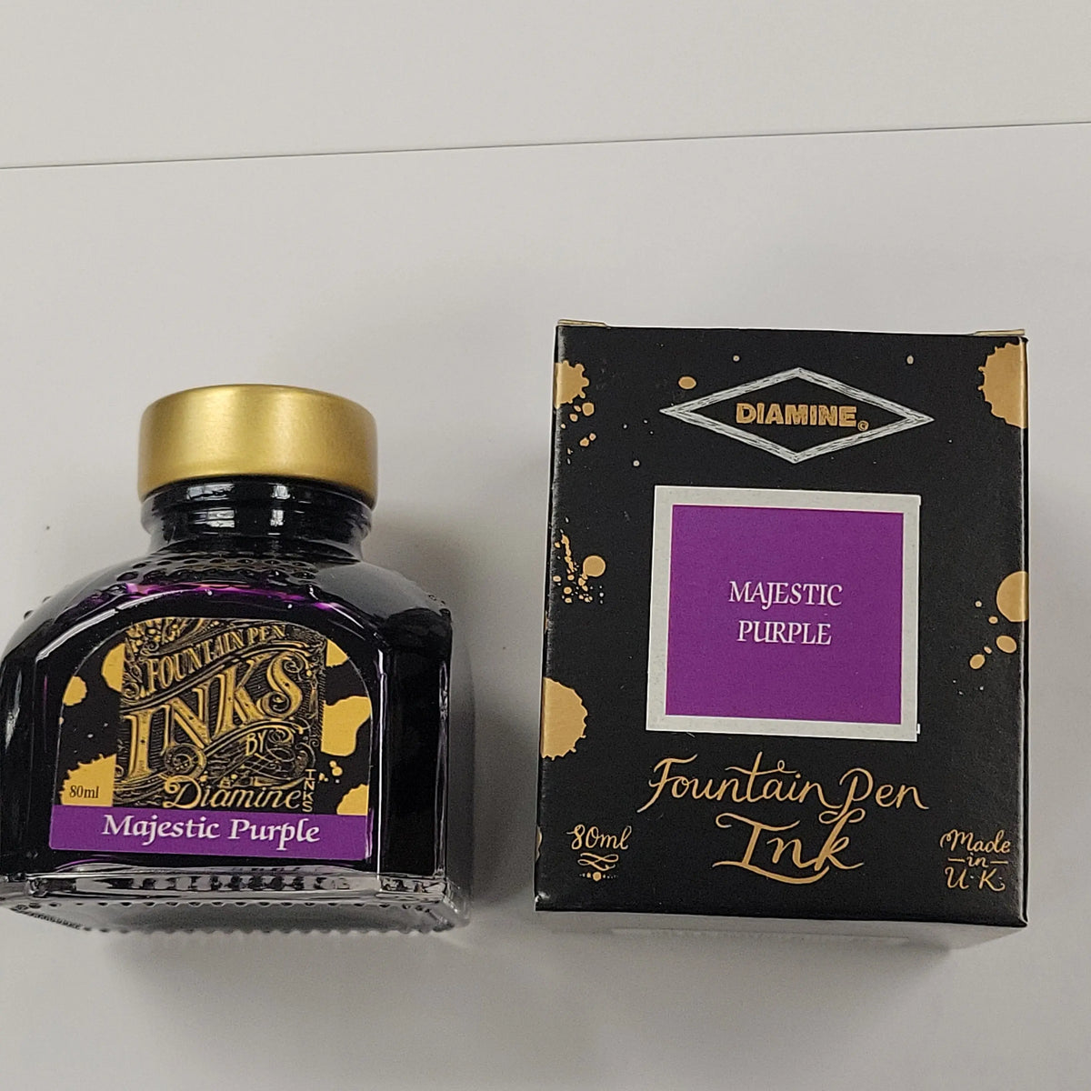Diamine Majestic Purple Ink Bottle - 80ml