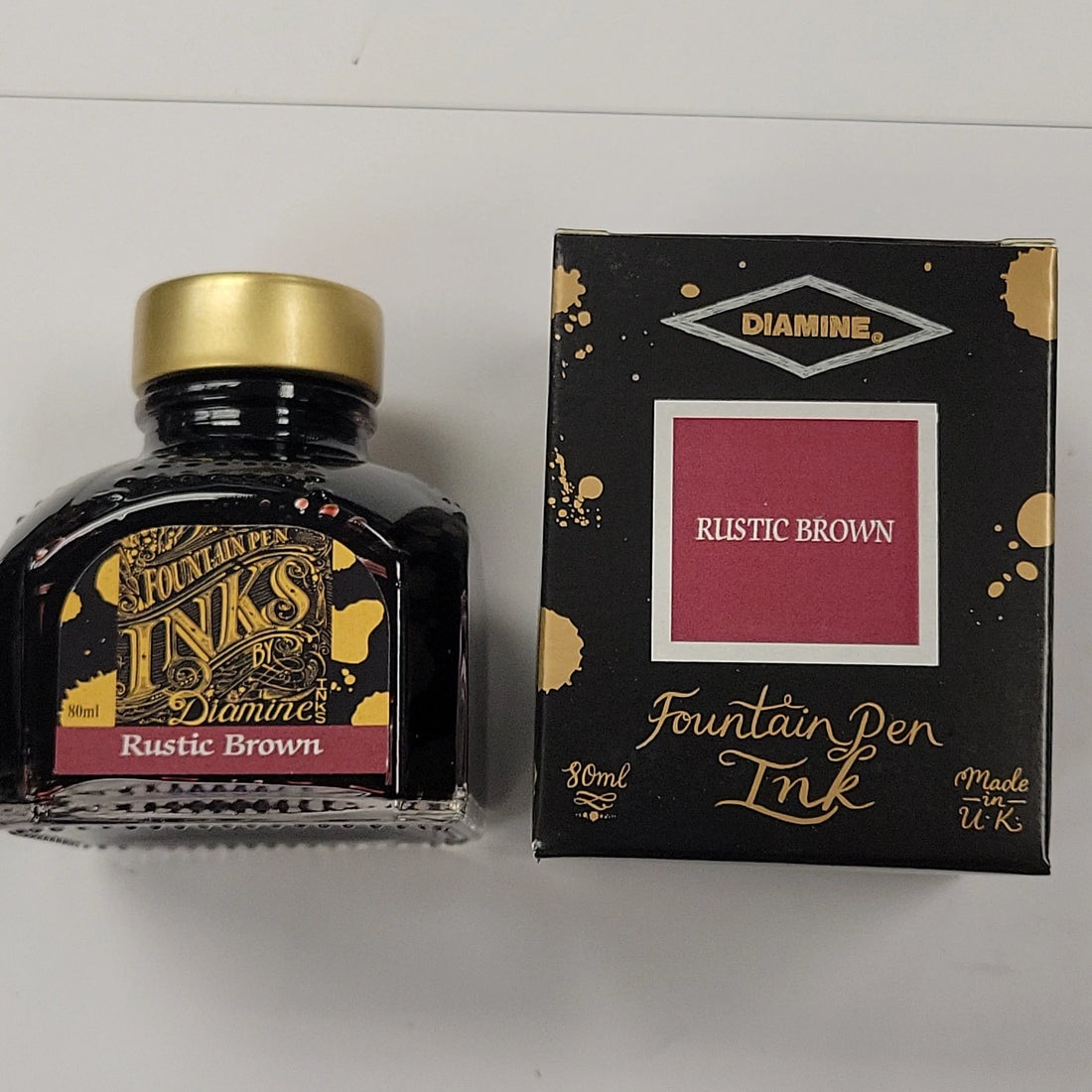 Diamine Rustic Brown Ink Bottle - 80ml