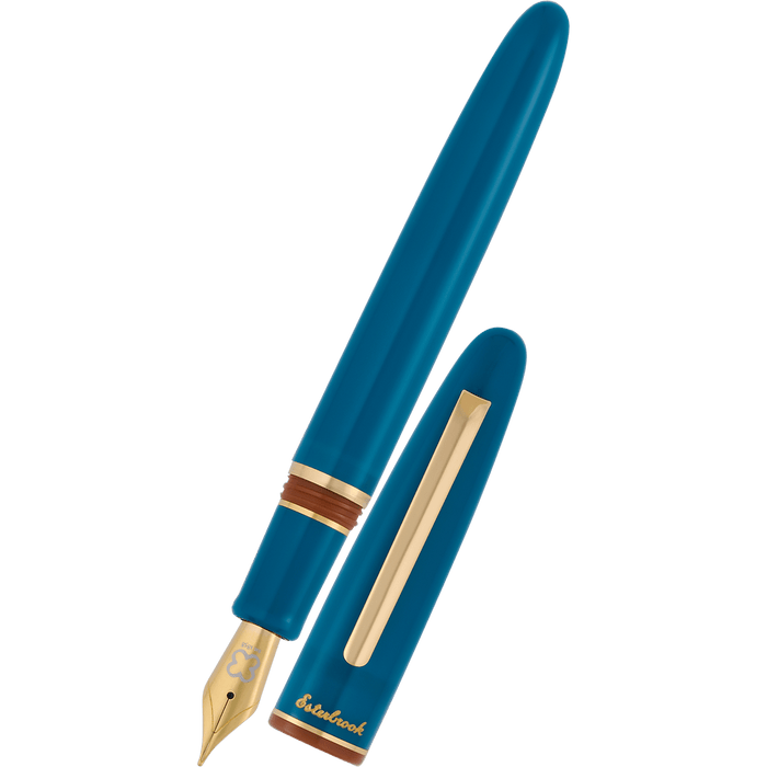 Esterbrook Estie Fountain Pen - Back to the Lands Funky Lake - Gold Tr