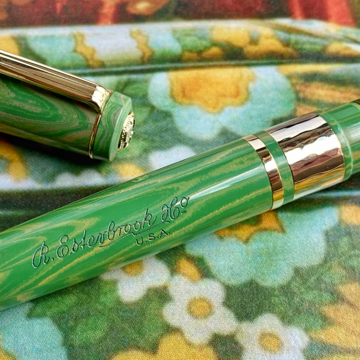 Esterbrook Model J Fountain Pen - Ebonite - Lotus Green
