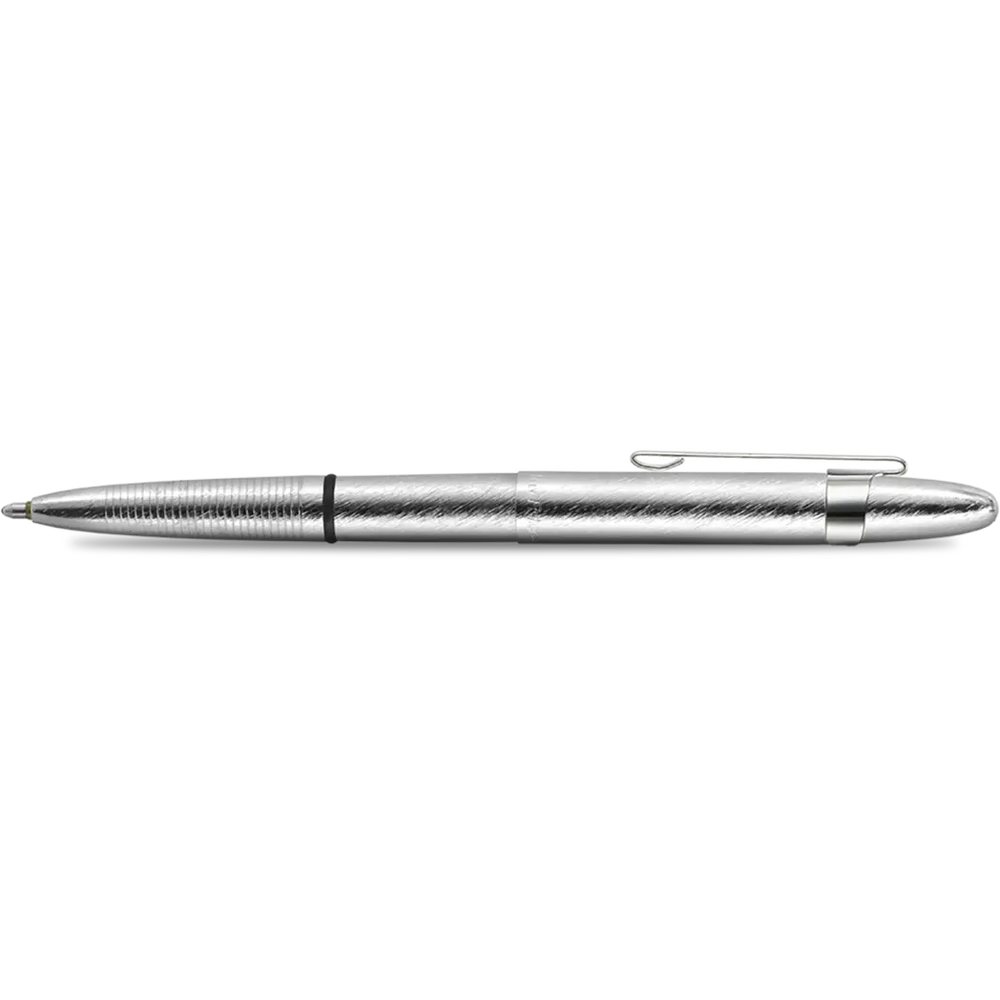 Fisher Space Pen Brushed Chrome with Clip Bullet Ballpoint Pen