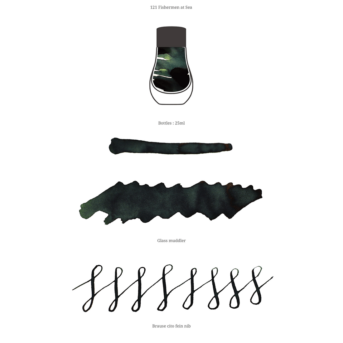Dominant Industry Fishermen at Sea – Painter Series Ink 25ml | Pen Boutique
