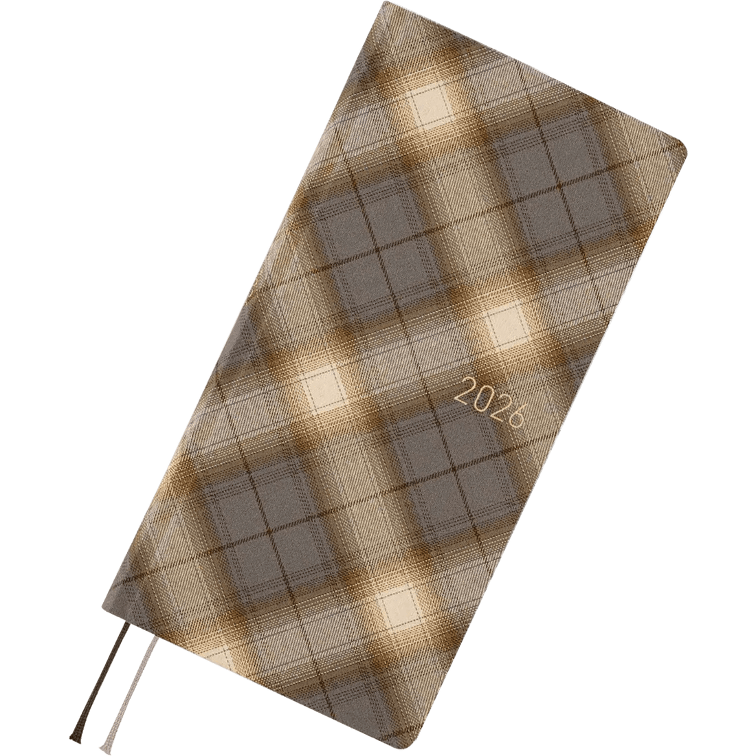 Hobonichi Shirt Fabric Foggy Plaid Weeks Planner | Pen Boutique