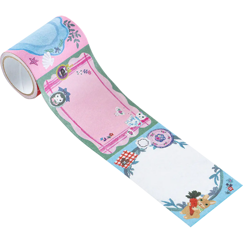 Yumi Kitagishi Sticky Note Roll – White Cat’s Table Decorations | Pen ...