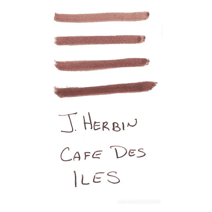 J. Herbin 30ml Fountain Pen Bottled Ink - Cafe Des Iles