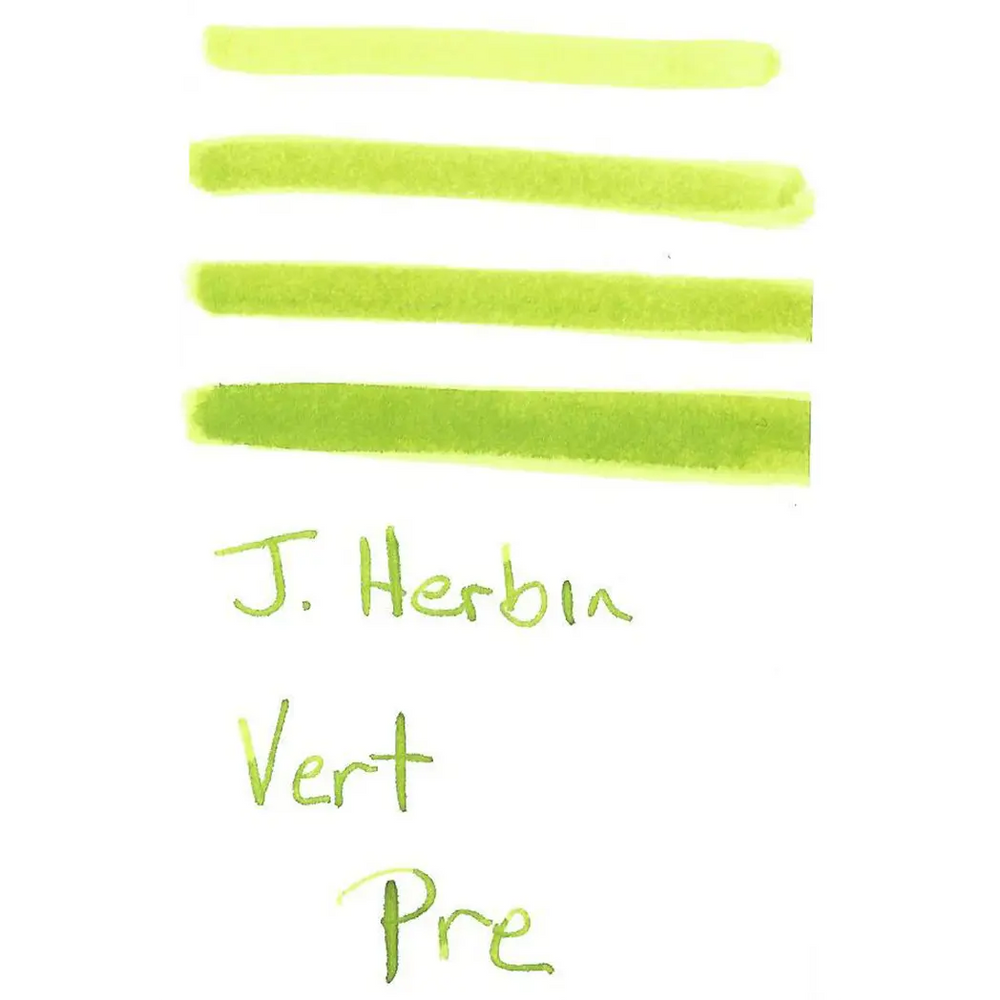 J. Herbin 30ml Fountain Pen Bottled Ink - Vert Pre