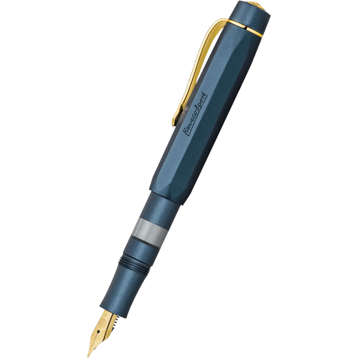 Kaweco Sport Piston Filler Fountain Pen – Solo Navy with Gold Trim ...