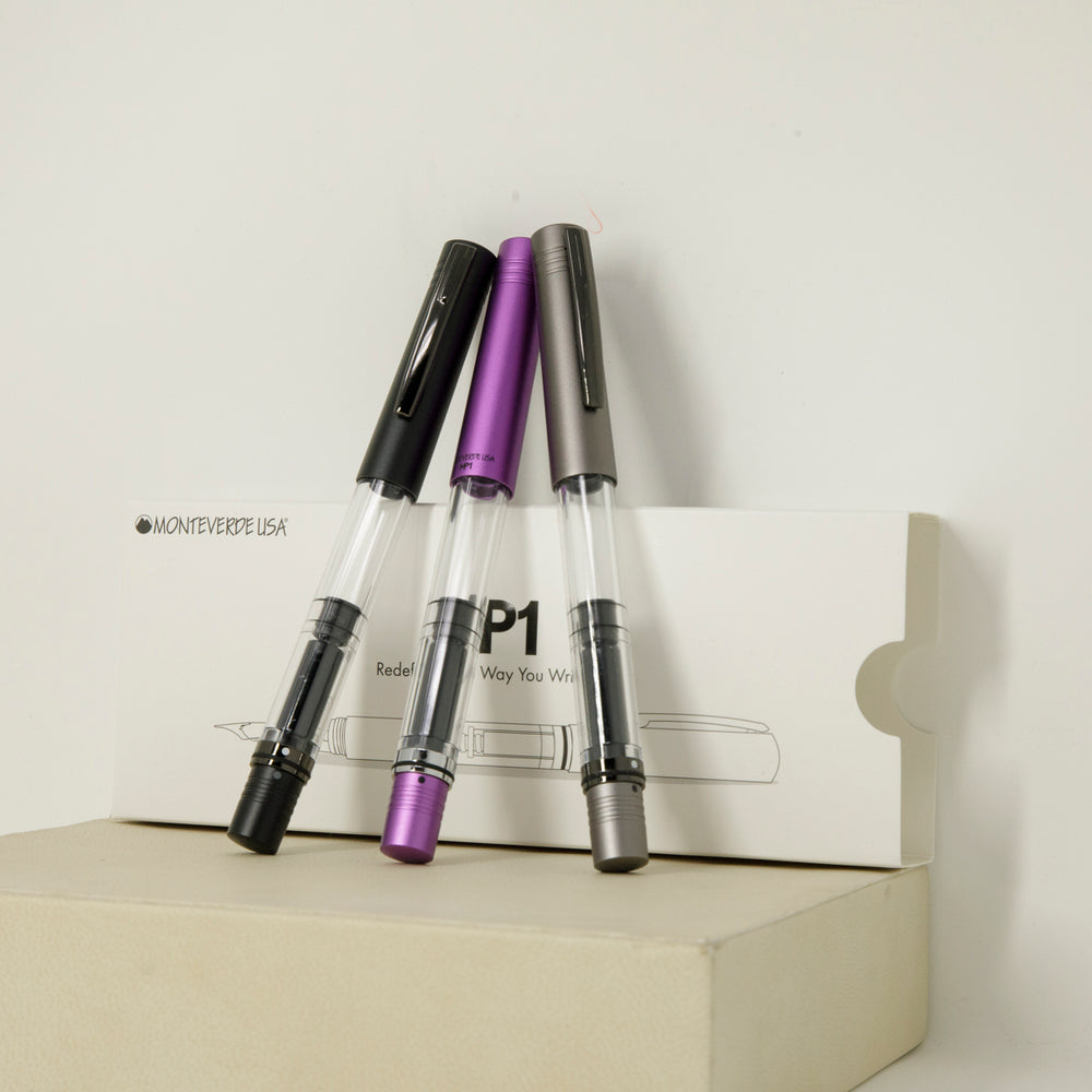 Monteverde MP1 Fountain Pen - Black Noir