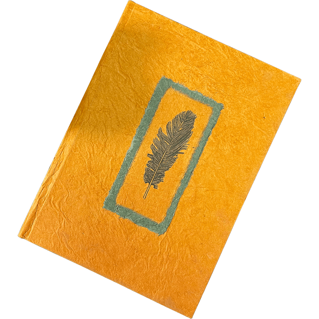Monk Paper Hard Cover Journal - Saffron