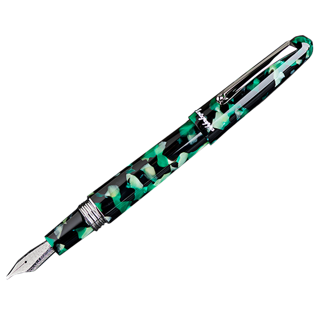 Montegrappa Elmo 01 Fountain Pen - Emerald Green (Limited Edition)