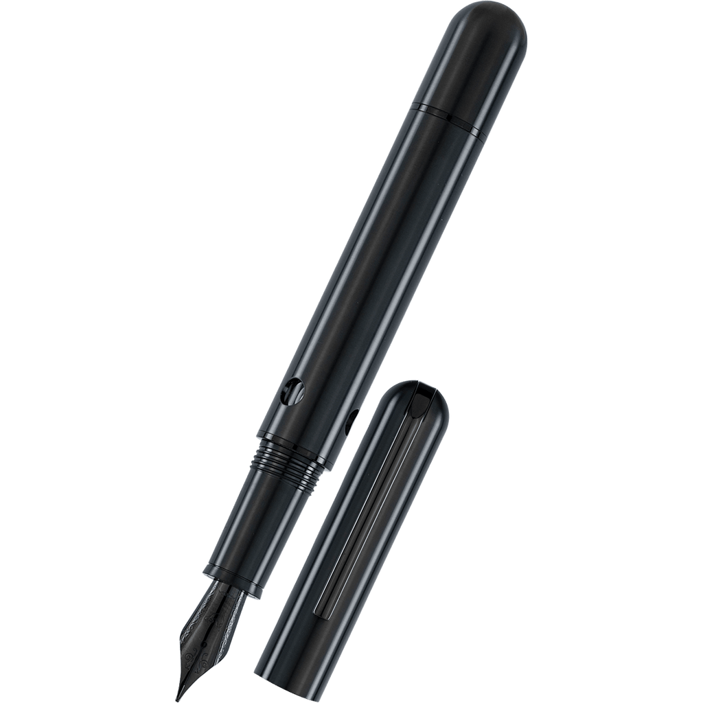 Nahvalur Nautilus Fountain Pen - Ti Black