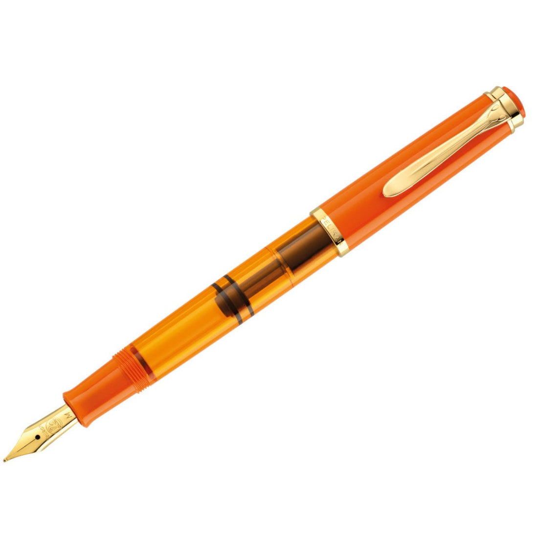 Pelikan Classic M200 Fountain Pen - Orange Delight (Special Edition ...