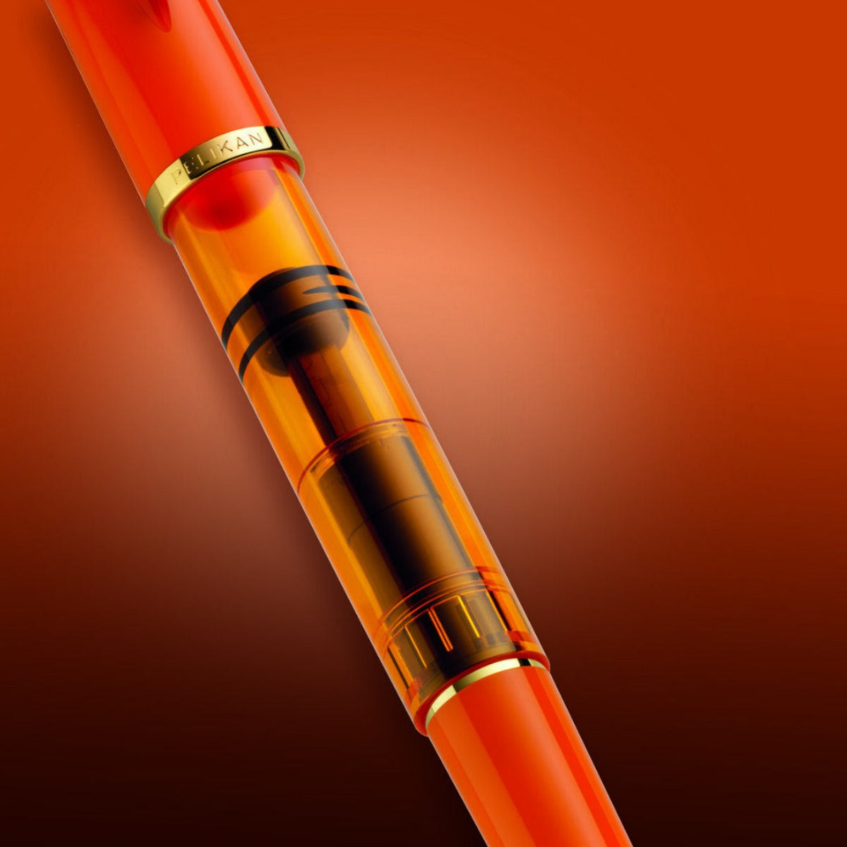 Pelikan Classic M200 Fountain Pen - Orange Delight (Special Edition ...