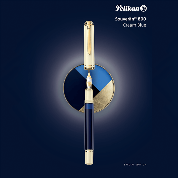 Pelikan Souveran Fountain Pen - M800 Cream Blue