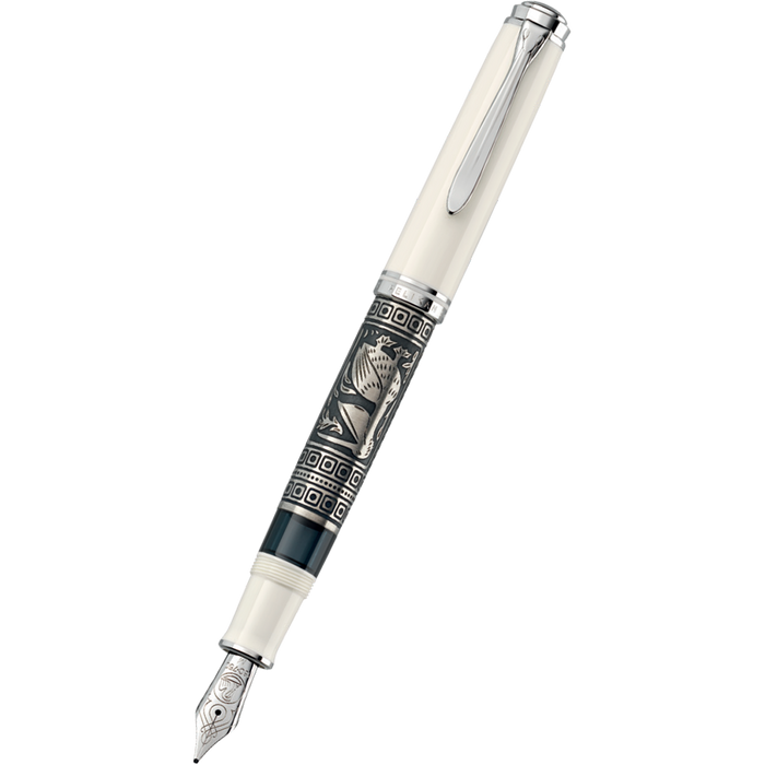 Pelikan Toledo Fountain Pen - M910 White (Special Edition) - Pen ...