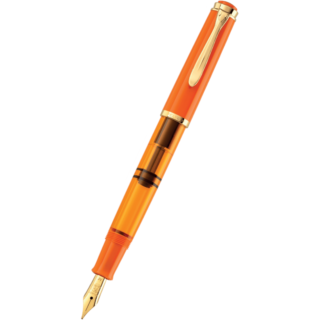 Pelikan Classic M200 Fountain Pen - Orange Delight (Special Edition ...