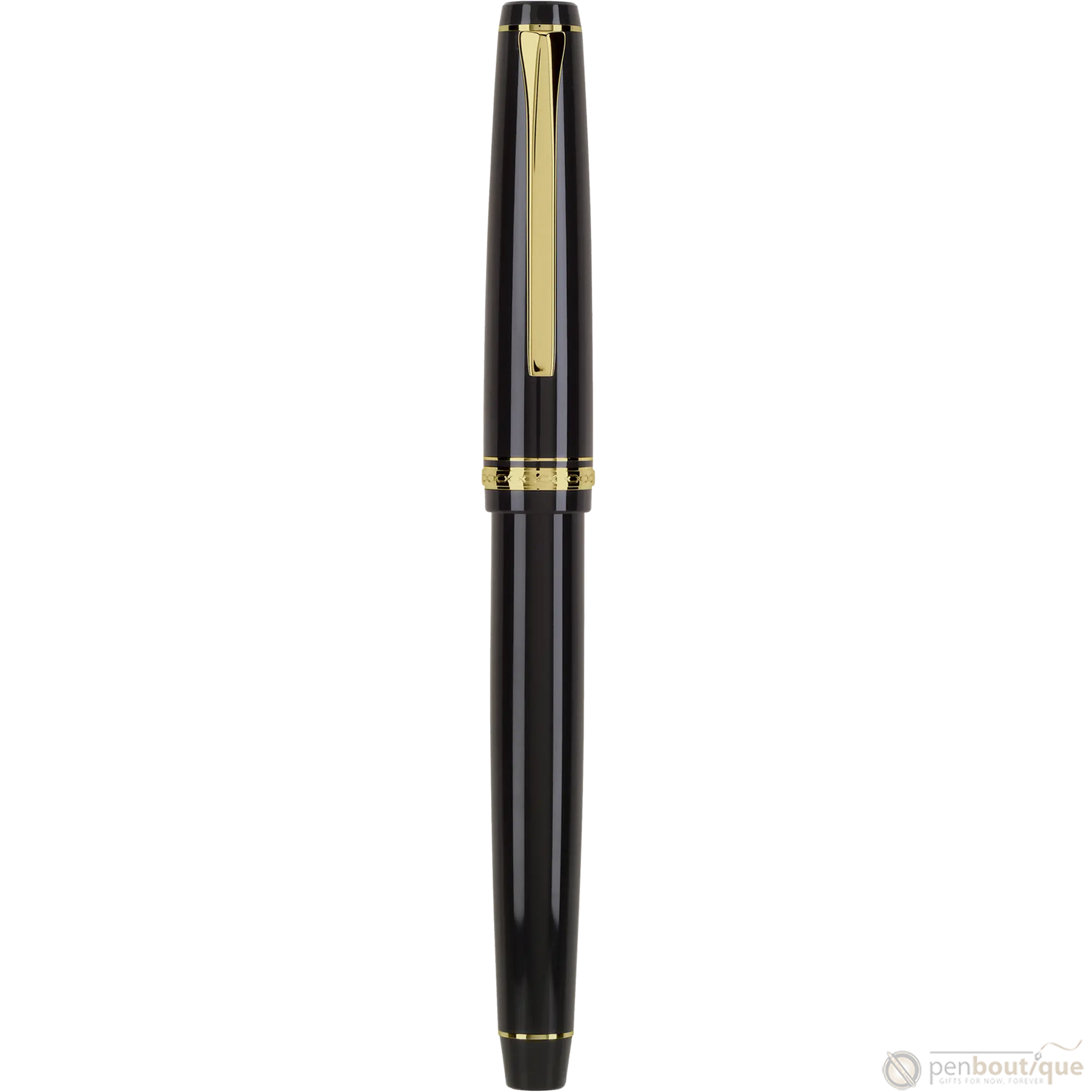 Pilot Falcon Fountain Pen - Black - Gold Trim