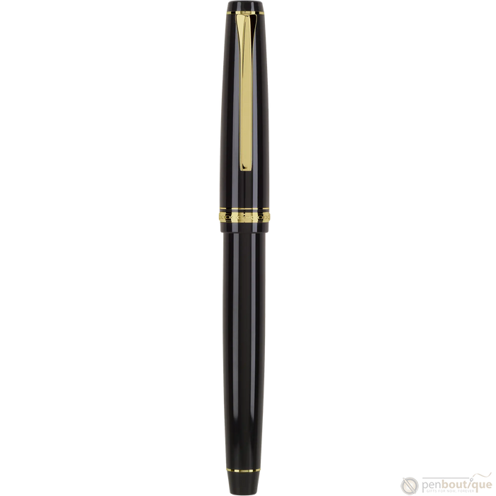Pilot Falcon Fountain Pen - Black - Gold Trim
