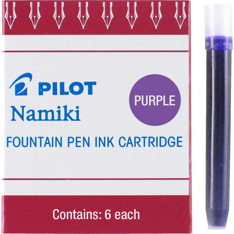 Pilot Fountain Pen Ink Cartridges - Purple