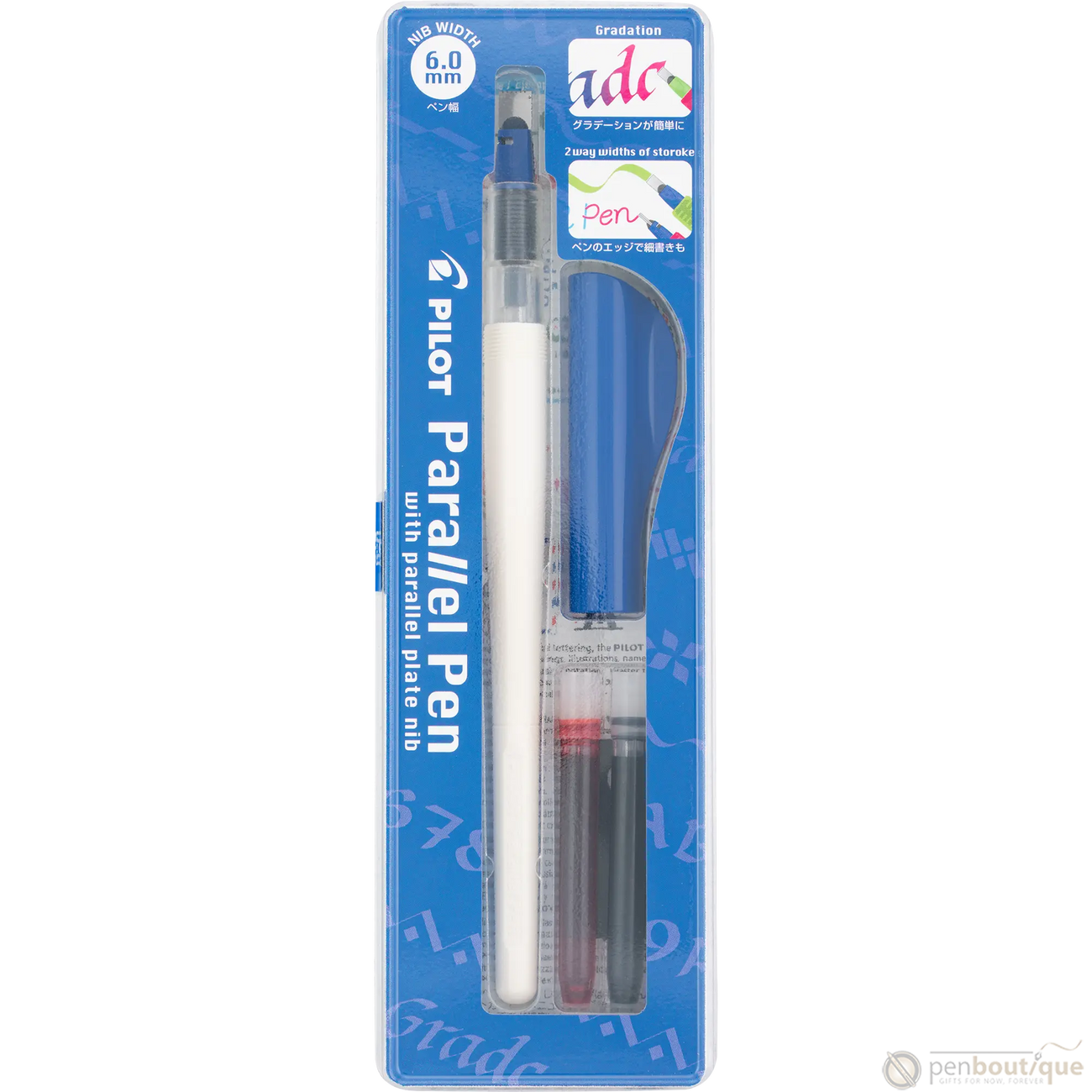 Pilot Parallel Fountain Pen Blue 6.0mm