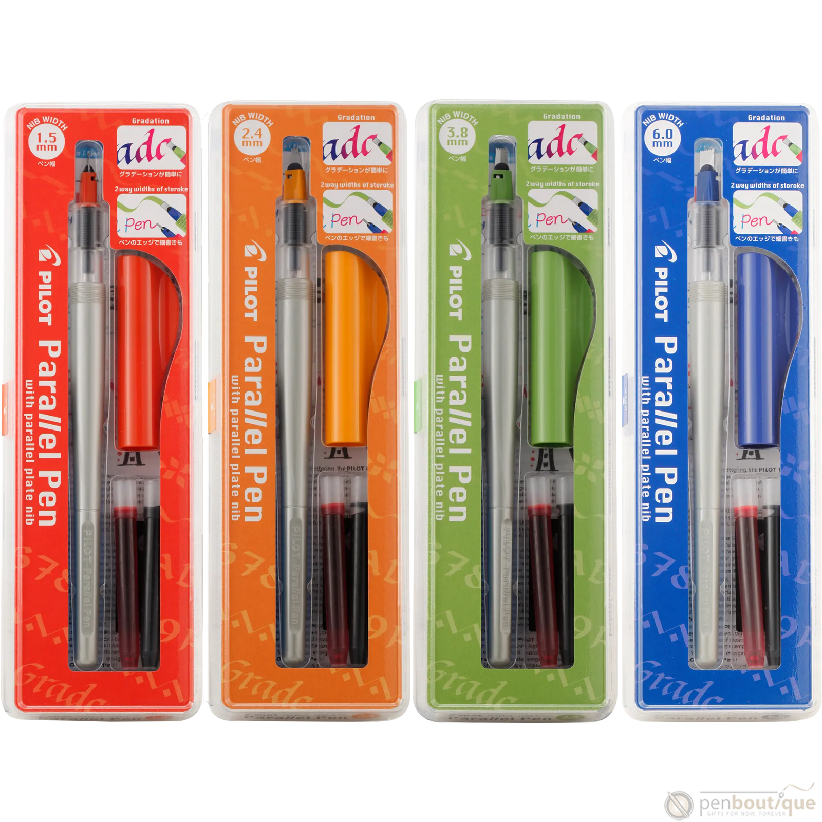Pilot Parallel Fountain Pen Red 1.5mm