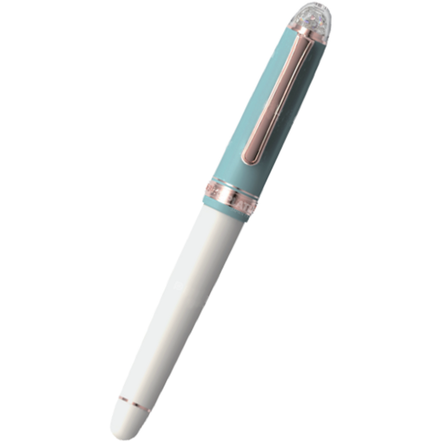 Platinum 3776 Century Fountain Pen - Shape of A Heart - Bluebird (Limi