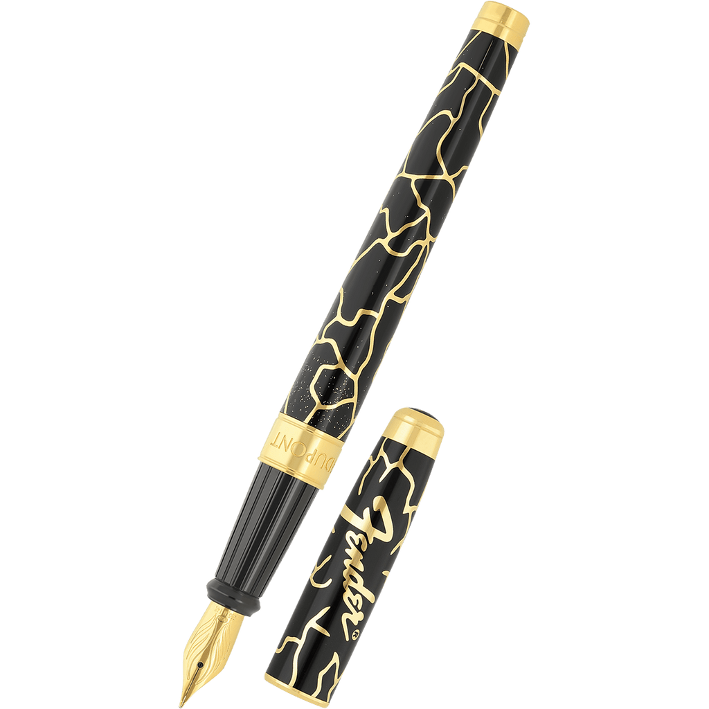 Line D Eternity Fender Fountain Pen – Black & Golden - S.T. Dupont x Fender