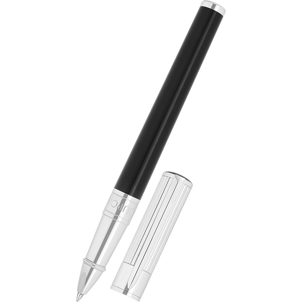 S T Dupont D-Initial Duo Tone Rollerball Pen with Chrome Trim | Luxury ...