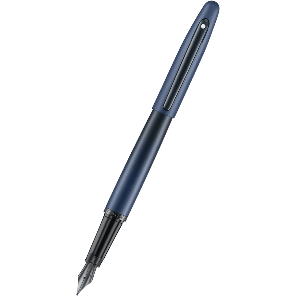 Sheaffer VFM Fountain Pen - 9429 Matte Blue - Matte Black Trim