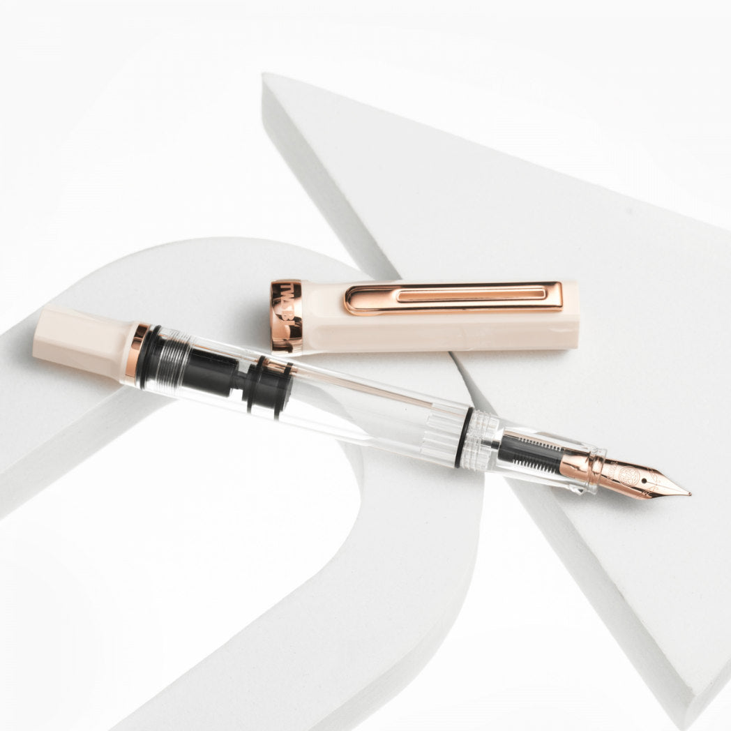 TWSBI ECO Fountain Pen - Creme - Rose Gold Trim