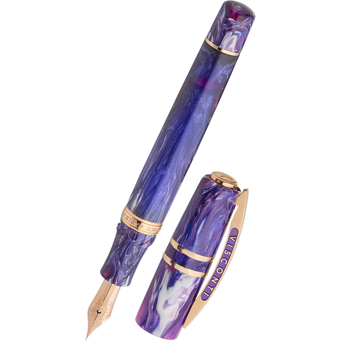 Visconti Homo Sapiens Earth Origins Fountain Pen - Aether - 18k Gold N