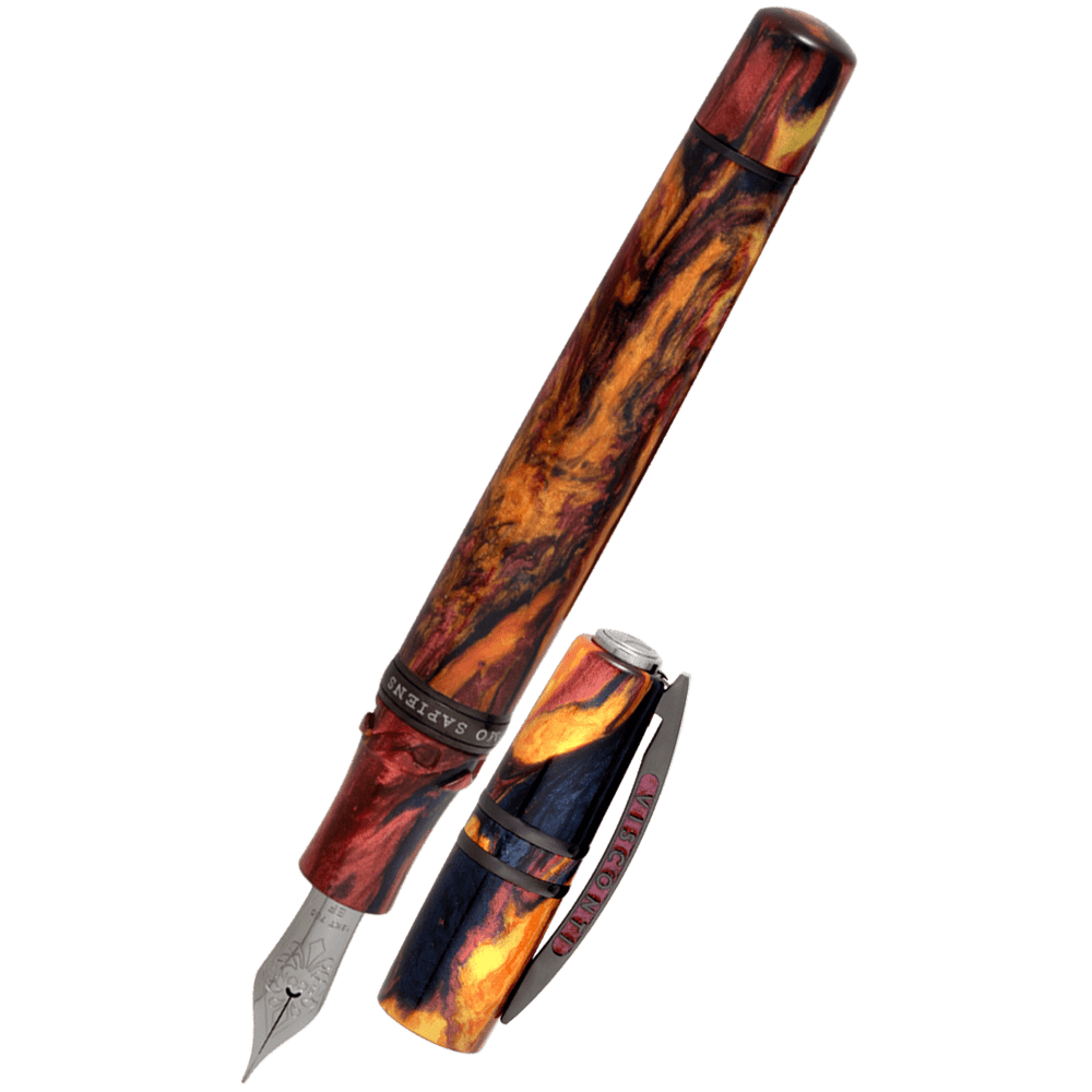 Visconti Homo Sapiens Earth Origins Fountain Pen - Fire - 18k Nib (Lim