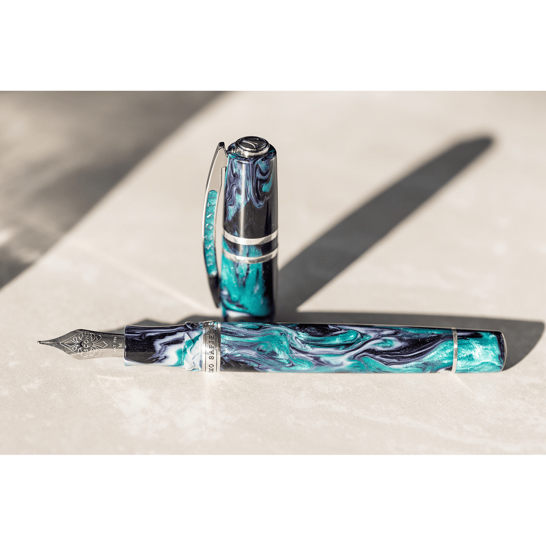 Visconti Homo Sapiens Earth Origins Fountain Pen - Air - 18k Nib (Limi