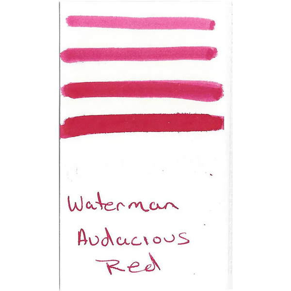 The Waterman 50ml Ink Bottle Audacious Red - Pen Boutique Ltd
