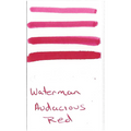 The Waterman 50ml Ink Bottle Audacious Red