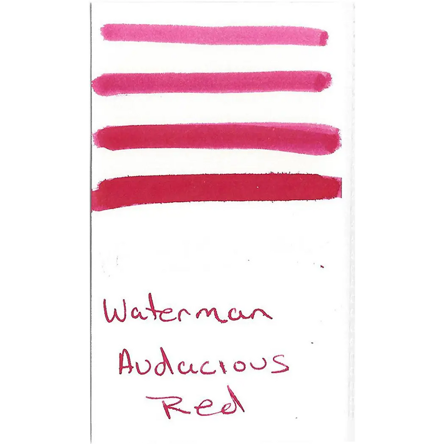 The Waterman 50ml Ink Bottle Audacious Red
