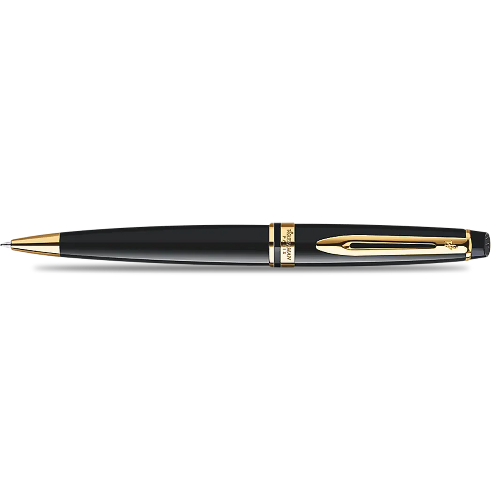 Waterman Expert Ballpoint Pen - Black - Gold Trim